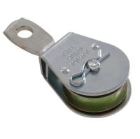 China Pulley high-quality metal iron Swivel Pulley Roller Zinc Plated Pulley Single Pulley Block Iron for sale