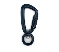 China 4KN Aluminum Climbing Carabiner Self Locking Type Climbing Carabiner for sale