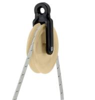 China Outdoor Puller Rope Wire Rope Pulley For Outdoor Clotheslines for sale