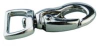 China Zinc Diecast Square Eye Swivel Spring Snap Hook 4mm Opening Size for sale