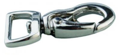 China Zinc Diecast Square Eye Swivel Spring Snap Hook 4mm Opening Size for sale