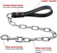 China Pet Dog Cat Chain Training Collar Choke Chain For Puppy Large Dogs for sale