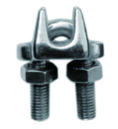 China DR-Z0069  Malleable Steel Wire Rope Clips JIS Type Stainless Steel Cable Clamps 304SS 316SS for sale