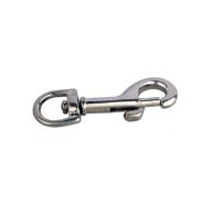 China 10mm Zinc Alloy Diecast Round Swivel Eye Small Snap Hook For Cat Leashes for sale