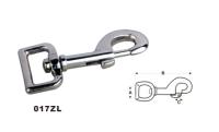 China Zinc Alloy Diecasting Swivel Eye Bolt Snap Hook Carabiner Square Type for sale