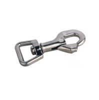 China 25mm Zinc alloy Diecasting round Square eye push-button type bolt snap hook for sale