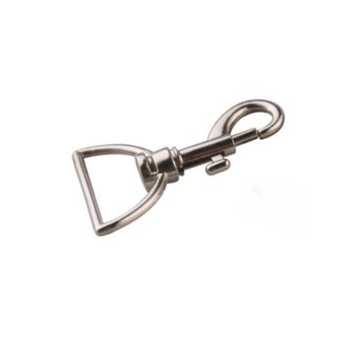 China Diecasting triangle swivel eye flange bottom type bolt snap hook 38mm Zinc alloy for sale