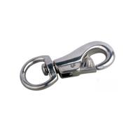China Diecast Bull snap hook Heavy duty style 25mm Round Swivel Eye Type Bolt Snap Hook for sale