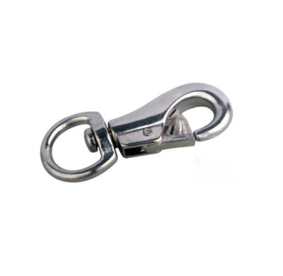 China Diecast Bull snap hook Heavy duty style 25mm Round Swivel Eye Type Bolt Snap Hook for sale