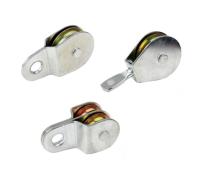 China Fixed Single Wheel Die Cast Pulley Zinc Plated Wall Mounted Pulley DIY hardware for sale