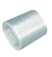 China US Type Wire Rope Clips Round Oval Shape Aluminium Press Clips Copper Sleeves for sale