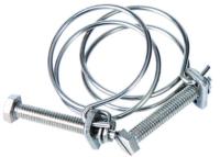 China US Type Metal Hose Clamp Steel Wire Rope Clamp Galvanized Pipe clamps for sale