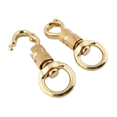China Soild Brass Heavy Duty Snap Hook Quick Release Panic Snap Trigger For Horse Quick link for sale