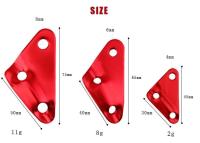 China Triangle Shape Aluminum Alloy Rope Stopper Tent Stake Rope Cleats for sale