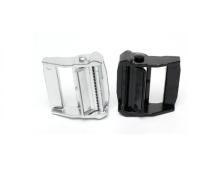China Metal Buckle Electrophoresis Black Heavy Duty Web Belt Buckles for sale