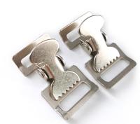 China Metal T Shape Buckle Nickel Plated Webbing Cam Buckle Webbing Adjustment Buckles for sale