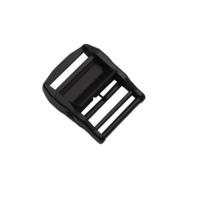 China 40mm Electrophoresis Black Heavy-duty metal webbing cam buckles with the adjustment bar for sale