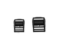 China 40mm Electrophoresis Black Heavy-duty metal webbing cam buckles with the adjustment bar for sale