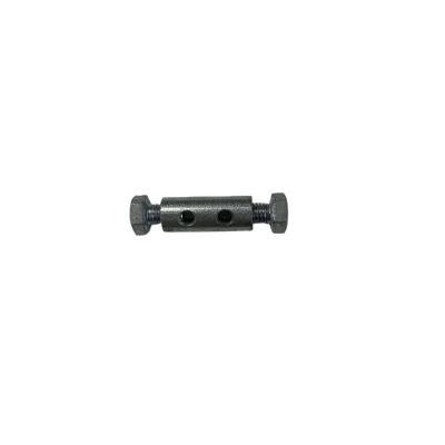 China Steel Galvanized Wire Rope Stop Cable Clamp Double Hole for sale