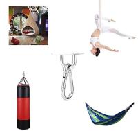 China Bolt swing hook Zinc Plated Wooden Bolt Screw Type Swing Hanger Hook Metal Swing Hook for sale