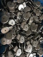 China Stainless Steel Screw Brushed Single Pulley Metal Iron Wire Rope Pulley for sale