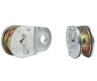 China Fixed Eye Rope Cable Pulley Heavy Duty Single Wheel Swivel Pulley for sale