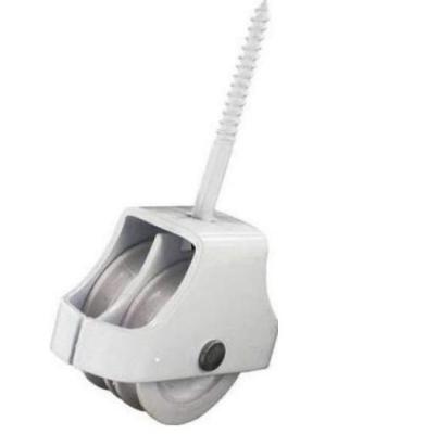China White Wire Rope Pulley Outdoor Metal Iron Pulley for sale