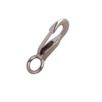 China Fixed Style Round Eye Bolt Snap Hooks Zinc Diecasting Spring Shrapnel for sale