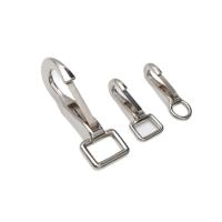 China Fixed Style Round Eye Bolt Snap Hooks Zinc Diecasting Spring Shrapnel for sale