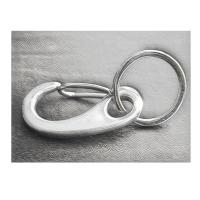 China Polishing Steel Snap Hook Carabiner Egg Shaped Spring Hook 304 Stainless Steel for sale