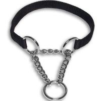 China Stainless Steel 304 Triangle Choke Chain round ring and D-ring style With Polishing Surface for sale