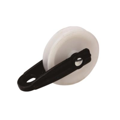 China Nylon Clothesline pulley  For DIY And Home Development hanging type Fixed Eye Pulley for sale