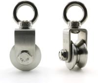 China Stainless Steel Lifting Rope Pulley Heavy Duty Single Wheel for sale