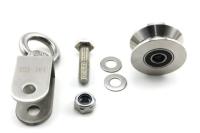 China Stainless Steel Lifting Rope Pulley Heavy Duty Single Wheel for sale