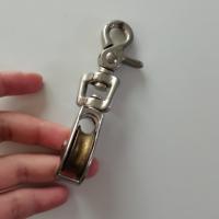 China Diecast Trigger snap hook Clip Zinc Alloy material Swivel Type Nickel Plated hook For Webbing for sale
