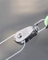 China Stainless Steel Single Wheel Swivel Eye Pulleys Lifting Pulley Block for sale