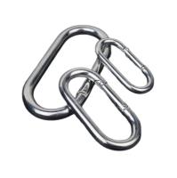 China Stainless Steel 304 Polishing Steel Snap Hook Zinc Plated Straight Snap Hook Carabiner for sale