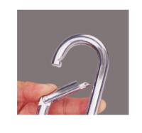 China Stainless Steel 304 Polishing Steel Snap Hook Zinc Plated Straight Snap Hook Carabiner for sale