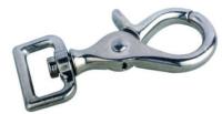 China Zinc diecast  trigger snap hook with swivel eye in round or square shape swivel for sale