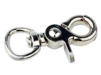China Zinc diecast  trigger snap hook with swivel eye in round or square shape swivel for sale