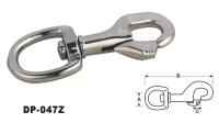 China Zinc diecast round eye swivel thumbnail snap hook for sale