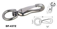 China Zinc diecast round eye swivel metal lanyard hook for sale
