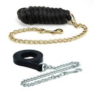 China Heavy duty style brass plated Zinc plated Iron material hosre lead chain saddlery hardware accessories for sale