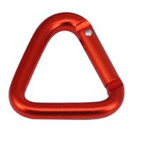China outdoor camping backpack use Aluminum snap Hook triangle shaped style carabinier for sale