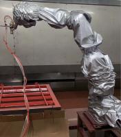 China Robot Protection Systems Clothing For ABB KUKA Robot Arm Spraying Workshop for sale