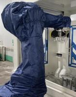 China Robot Protection Systems Clothing For ABB KUKA Robot Arm Spraying Workshop for sale