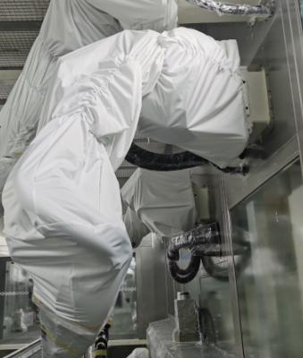 China ABB Robot Cover Protection Clothing Fireproof In Automobile Factory Paint Workshop for sale