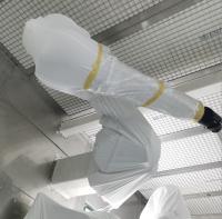 China ABB Robot Cover Protection Clothing Fireproof In Automobile Factory Paint Workshop for sale
