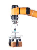 China Claw Robotic Arm Gripper Aluminum Material Fixture Simple Durable Structure High Clamping Force for sale