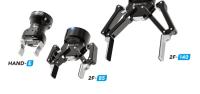 China Electric Robot Gripper Claw Load 5kg Clamping Force 20-185N Robot Arm Hand-E Two Finger for sale